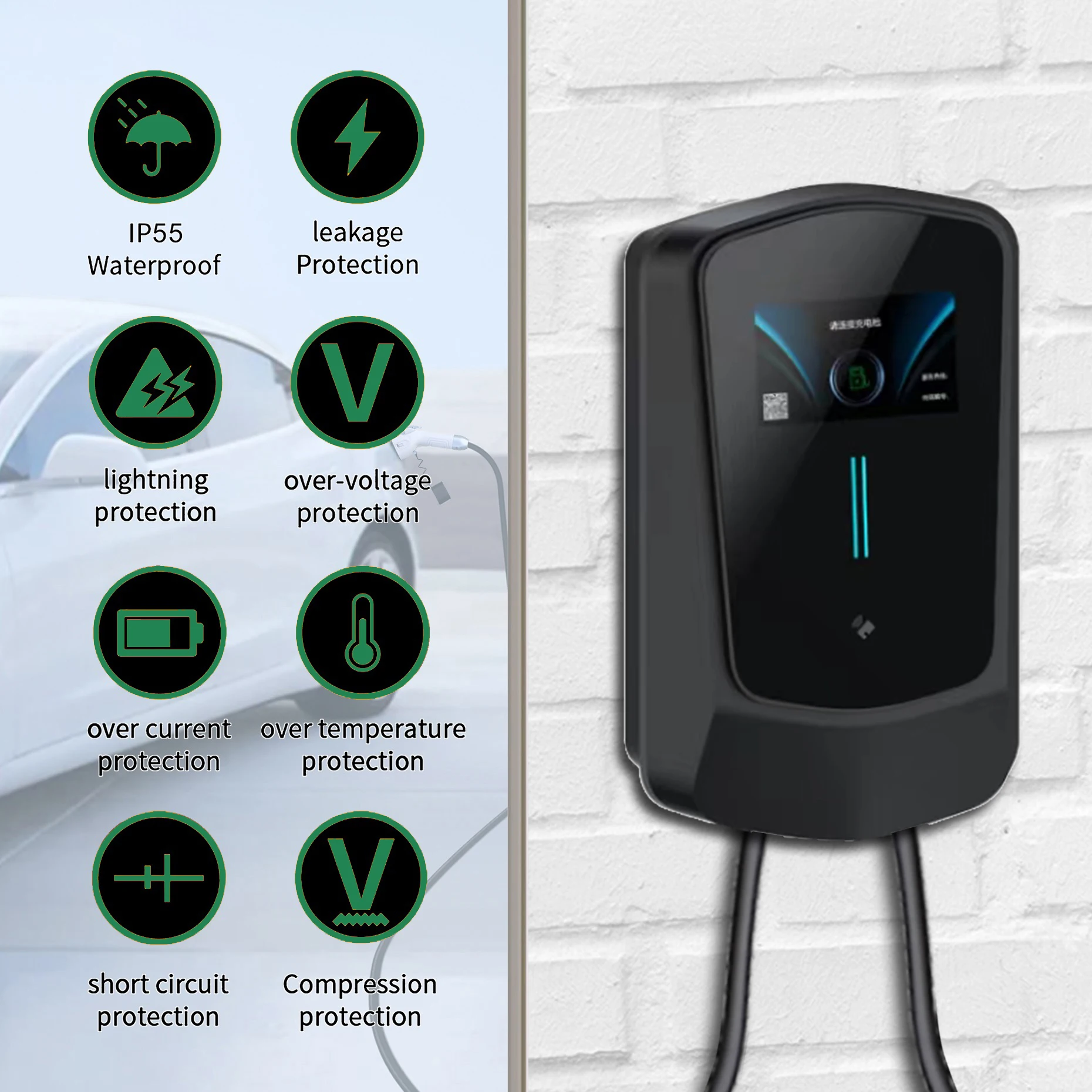22kw Home Ac Ev Tyoe 1type 2 Mobile Electric Vehicle Battery Home ...