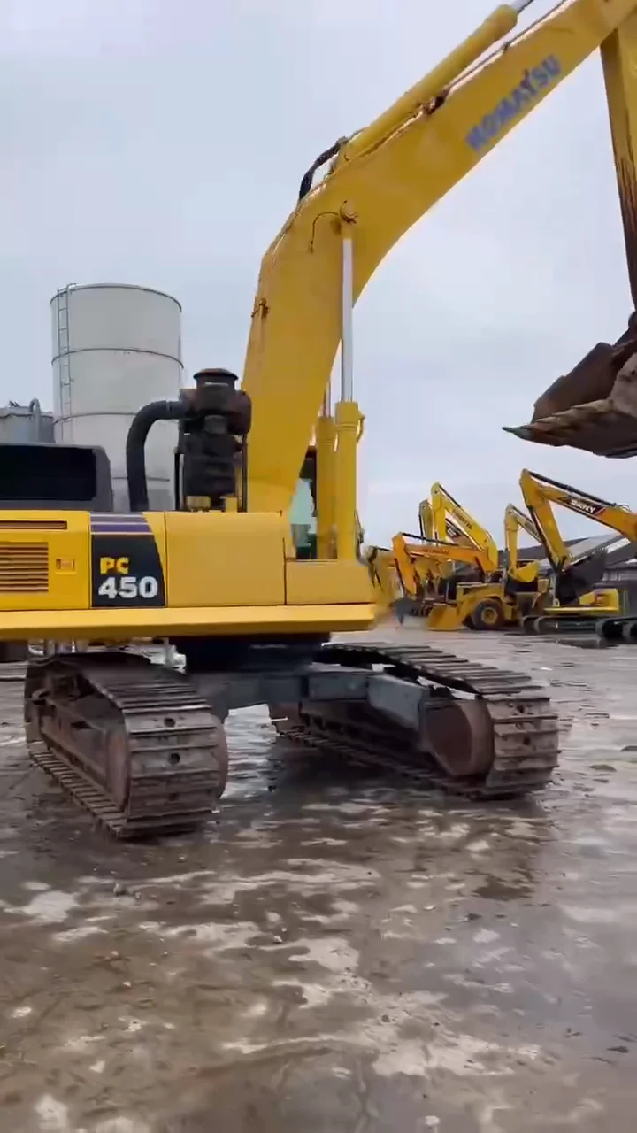 Second Hand Digger 45 Ton Used Original Imported Komatsu Pc450-7 ...