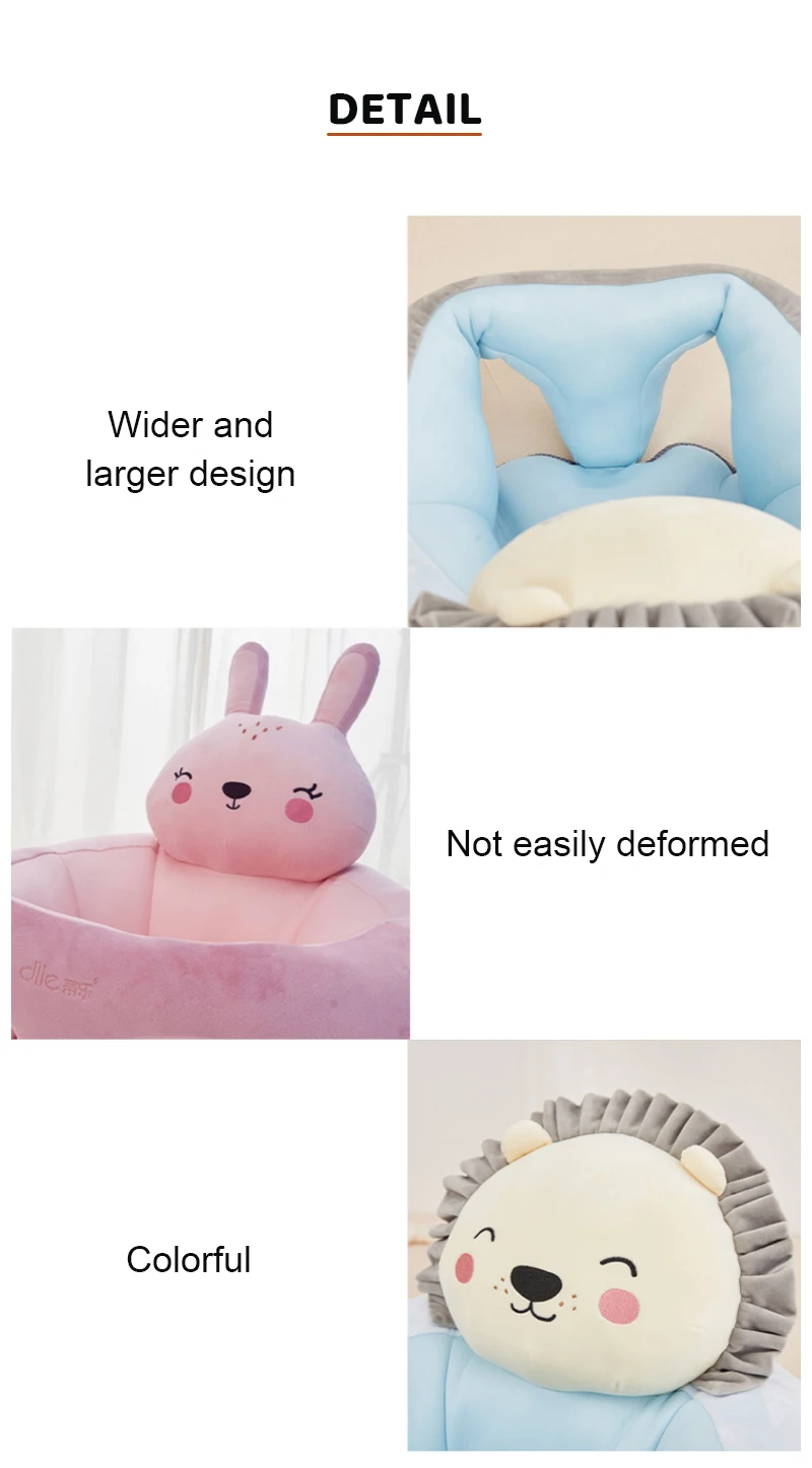 Baby Learning to Sit - Supportive Sofa Seat Trainer