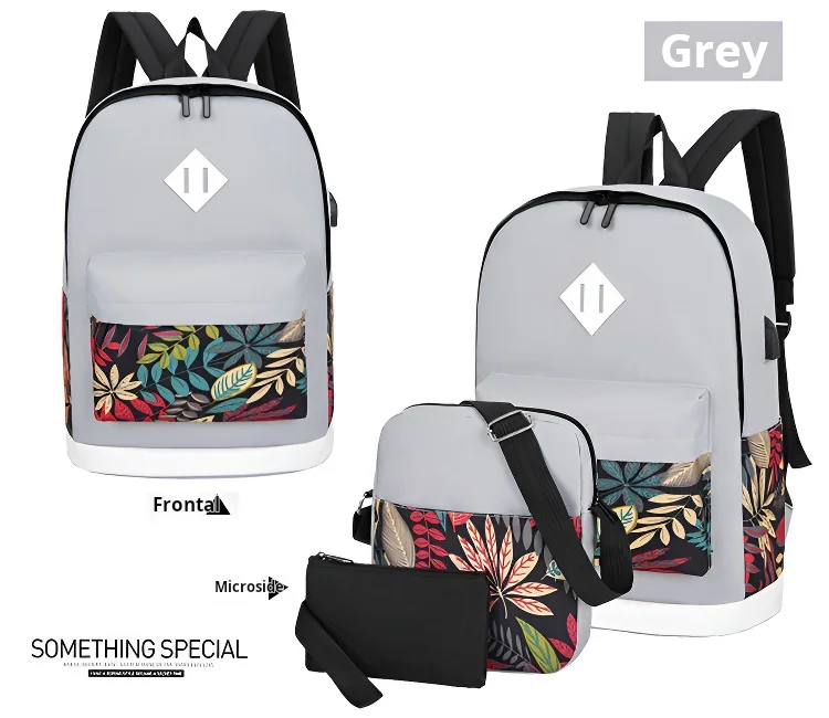 Custom New Laptop Bag 3 Piece Set Laptop Bag Combination Student ...