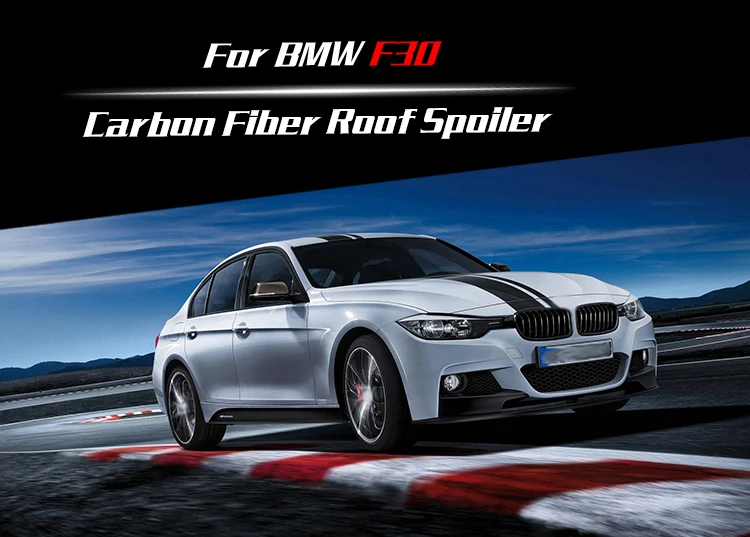 Carbon Fiber Rear Roof Spoiler Wing for BMW F30 - Carbonss Tuning