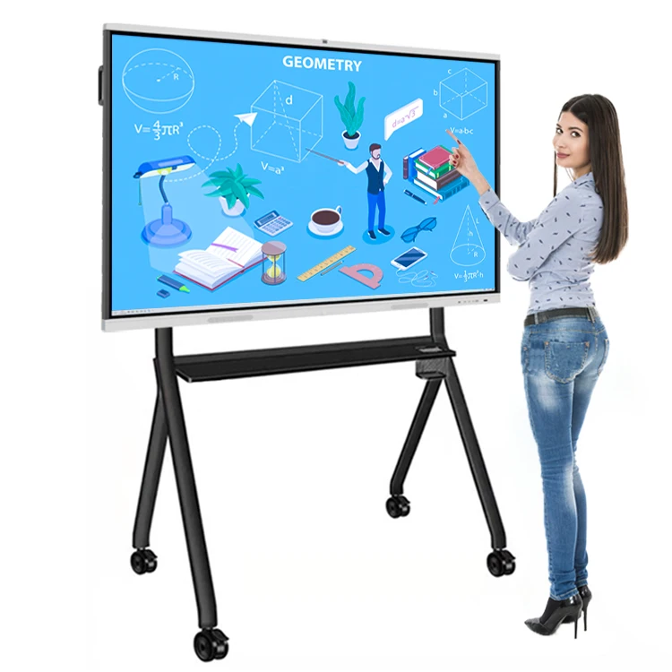 75 Inch 4k Hdmi Smart Board Interact Lcd Display Digital Smart Class Interact Whiteboard ...