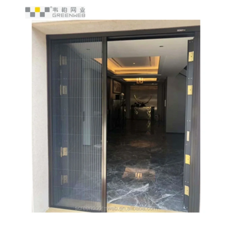 Trackless Sliding Door Fly Proofing Screen Window And Door Trackless ...