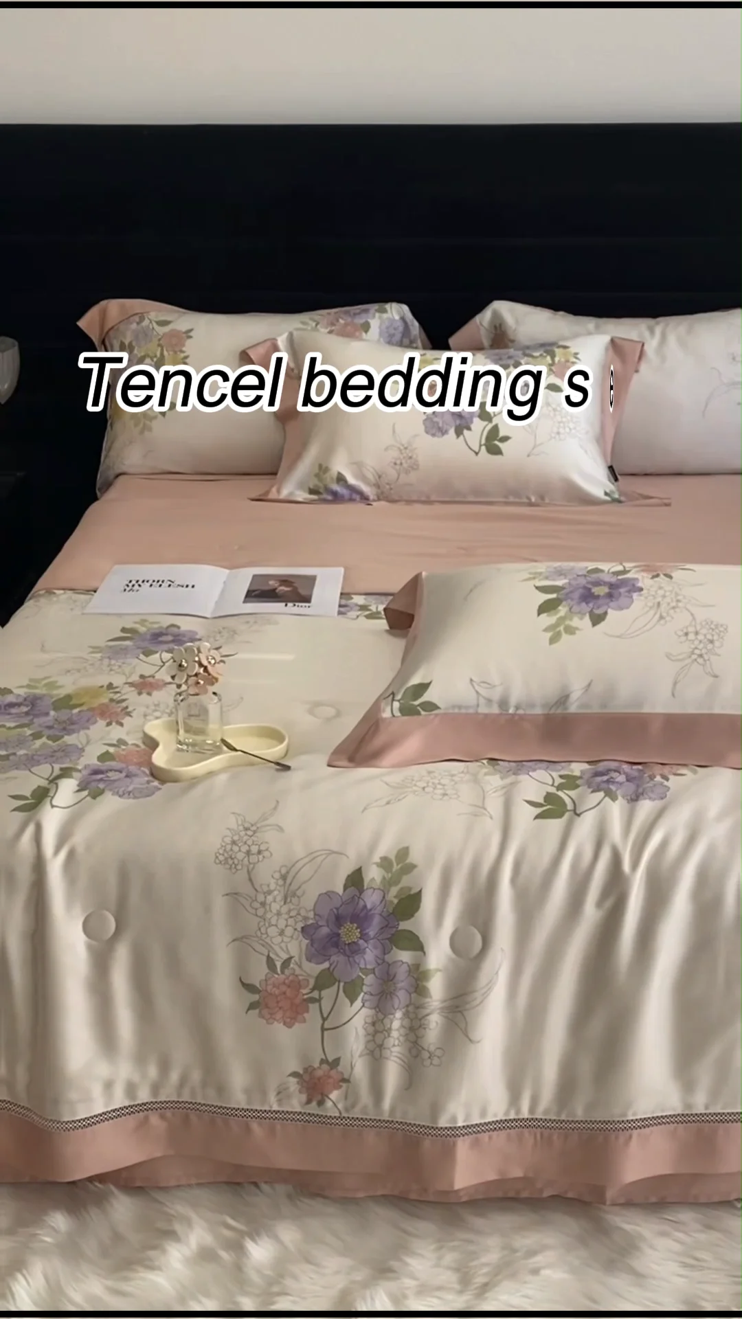 Sndon 60s 100% Tencel Deluxe Summer Sheet Comforter Set Quality ...
