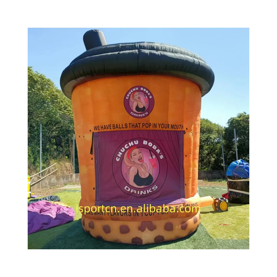 Inflatable Round Sales Booth Enclosure Backdrop For Promotion And Sales ...