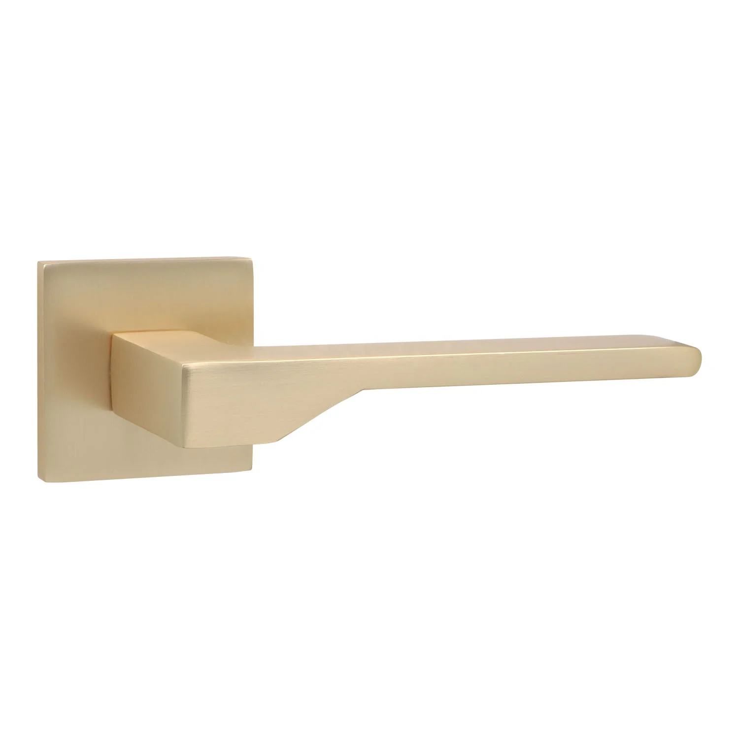 Hardware factory exquisite wood door lock lever handle for interior ...