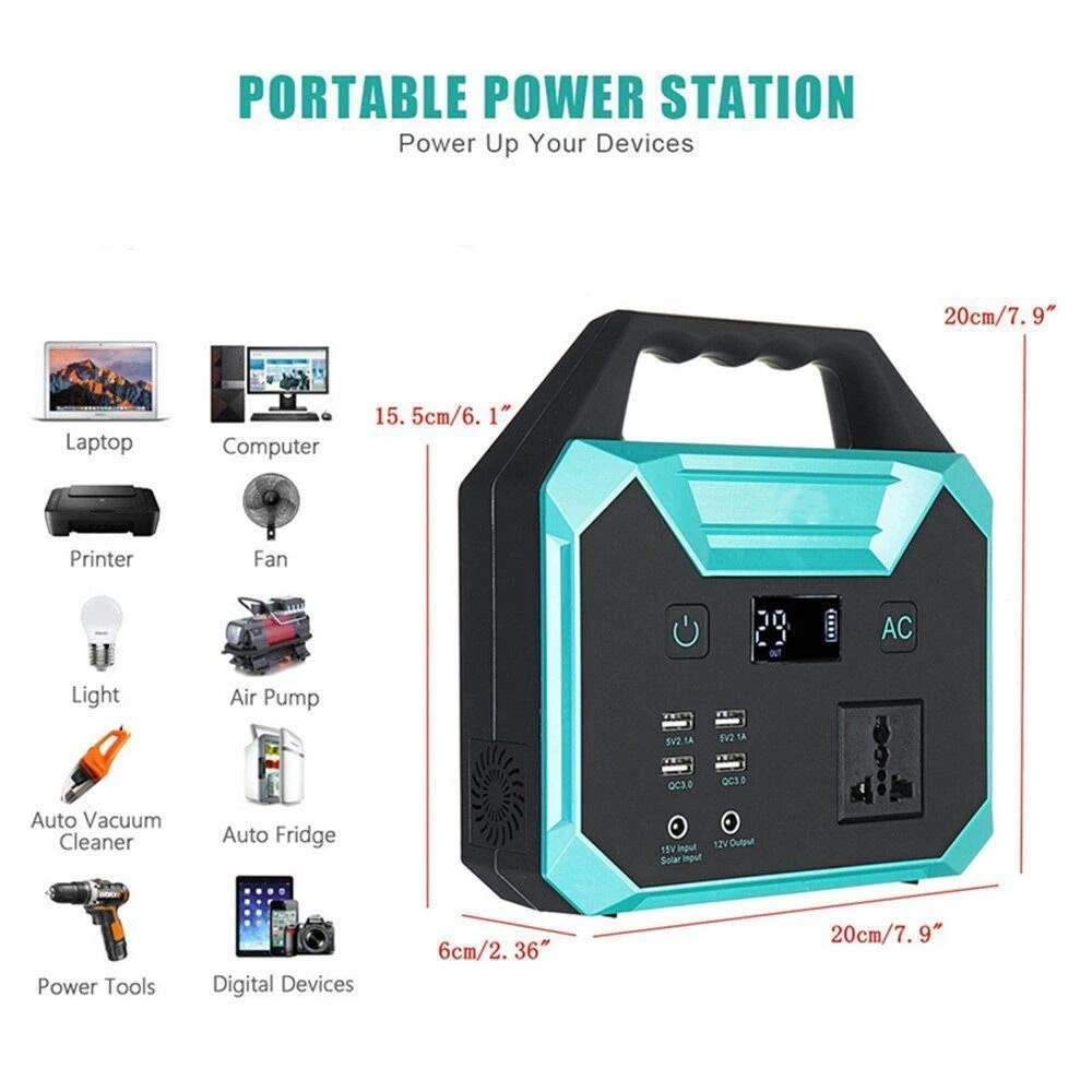 220 110volt Ac Electricity 100w 300w 500w Wireless Solar Power Station ...