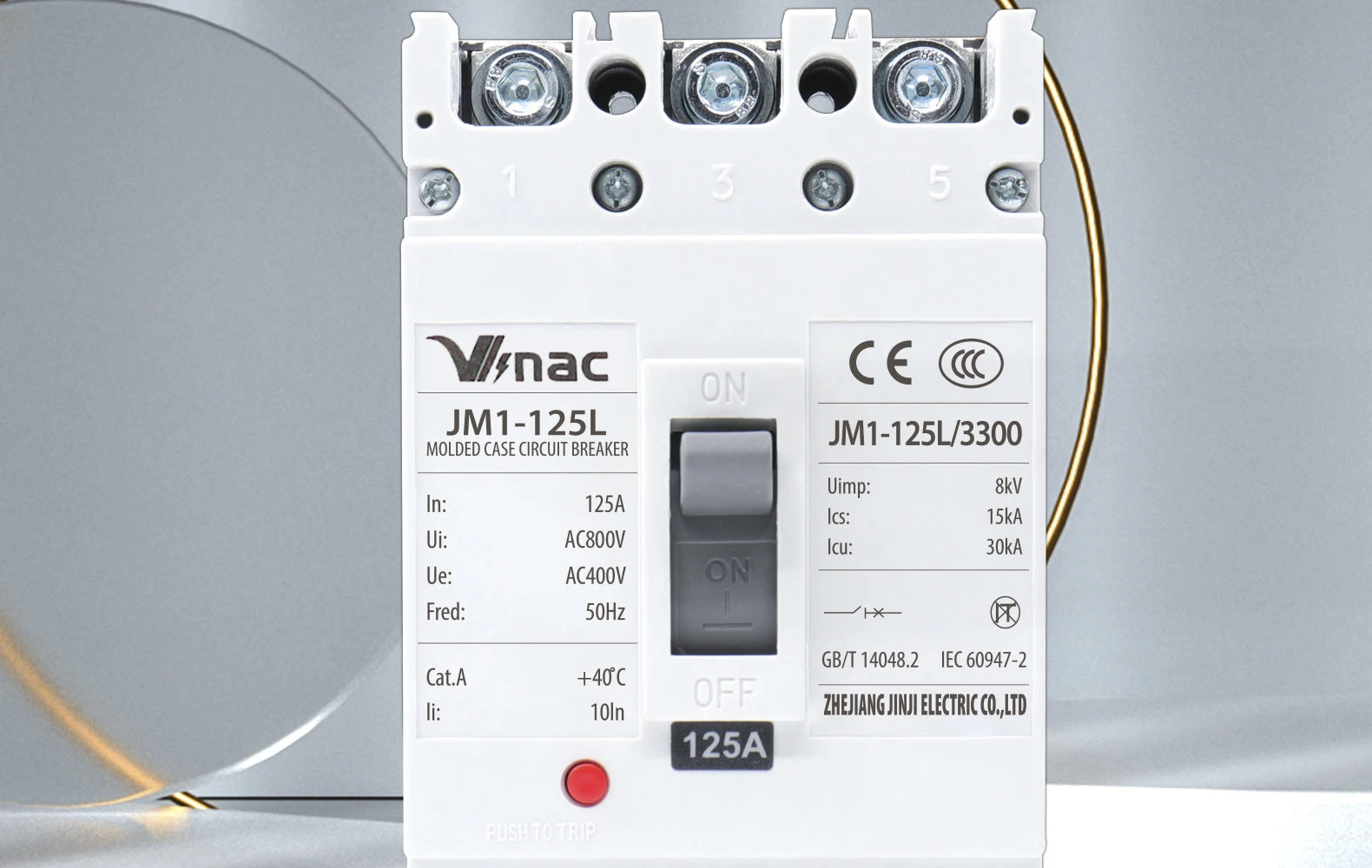 Vinac Mcb Mccb Elcb Plastic Shell Circuit Breaker Air Switch Breaker ...