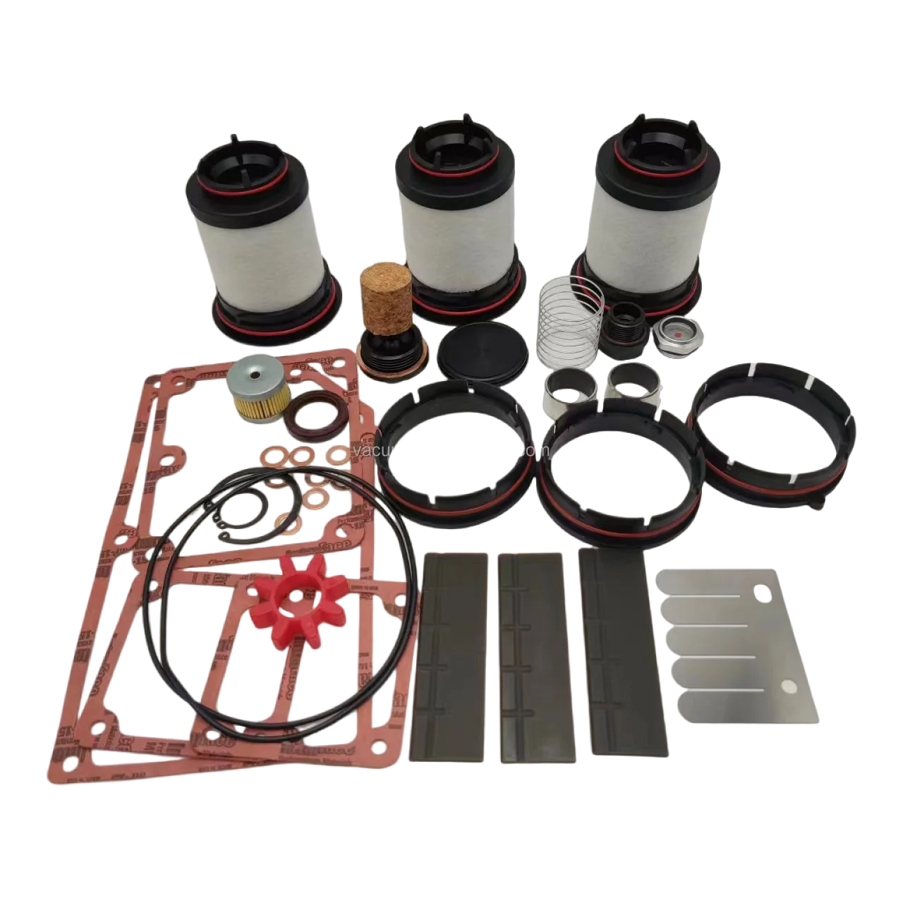 Vc50 Vc75 Vc100 Vacuum Pump Repair Kit With Seal & Filter Vanes Oem