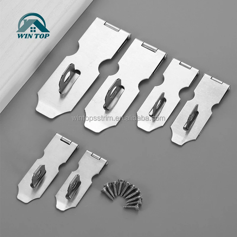 Win Top SUS Hasp Lock Catch Latch Stainless Steel Safety Padlock Latch ...