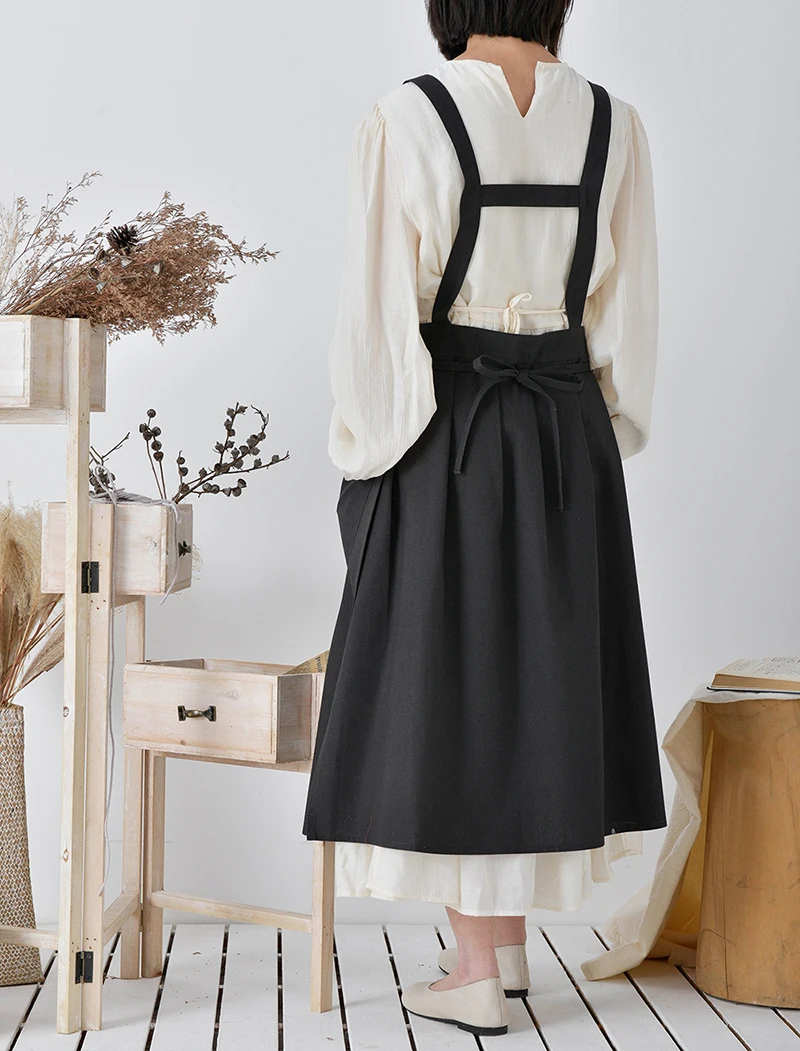 Custom Logo Cotton Waterproof Adjustable Apron With Side Straps Kitchen ...