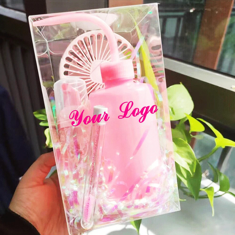 Private Label Lash Shampoo 60ml 100ml Lash Wash Pink Eyelash Cleaner ...