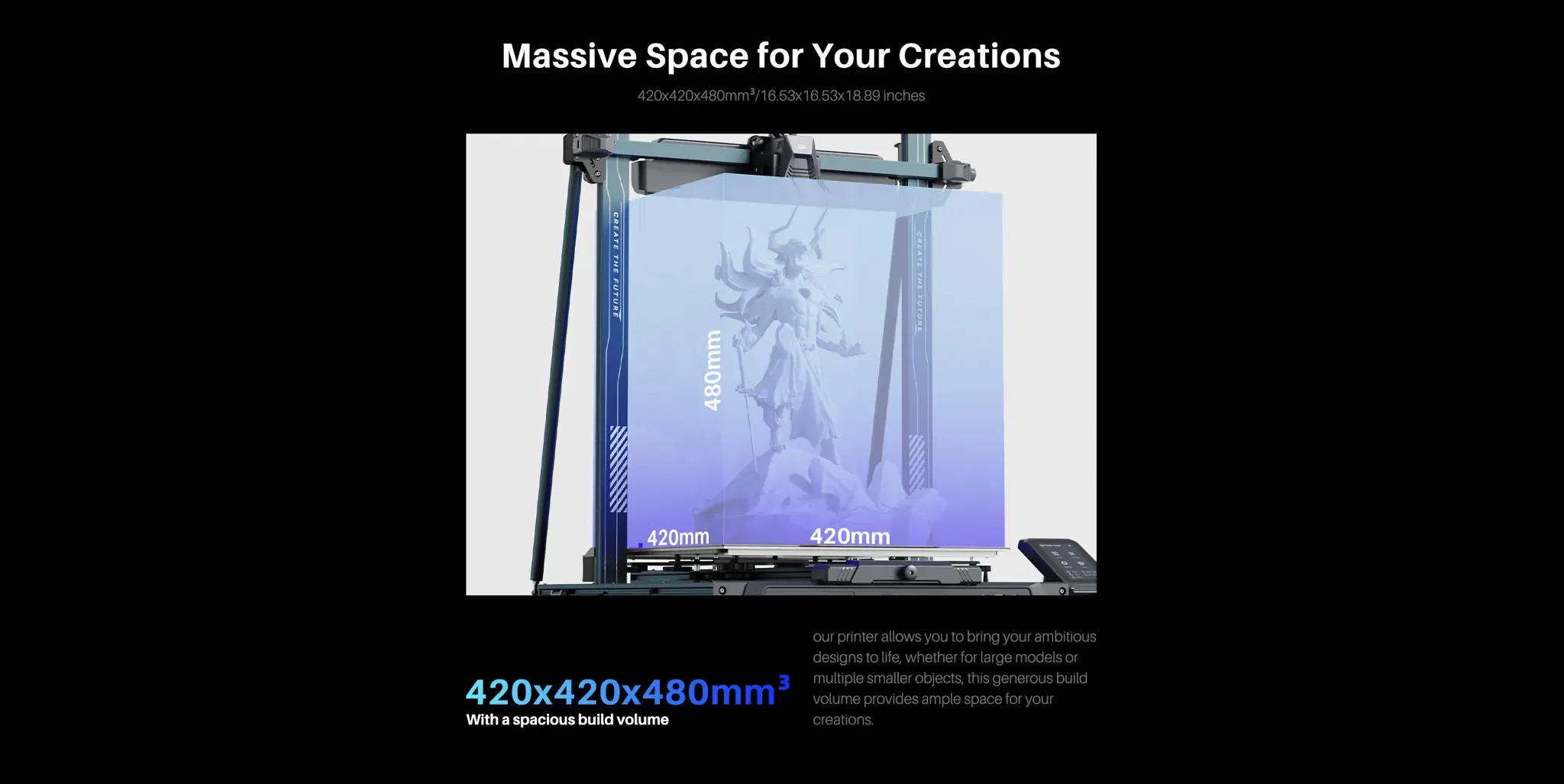 Neptune 4 Max - 500mm/s Large Format FDM 3D Printer with Dual Extruder ...