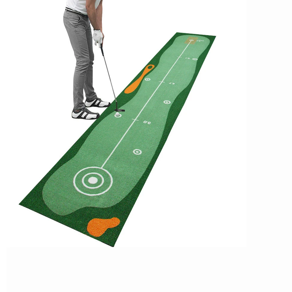 Gibbon Indoor Outdoor Golf Practice Putter Mat Rubber Carpet Golf ...