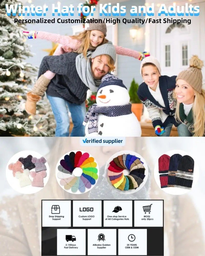 DDA576 Hip Hop Swag Wool Knitted Hat - Rolled Cuff Beanie