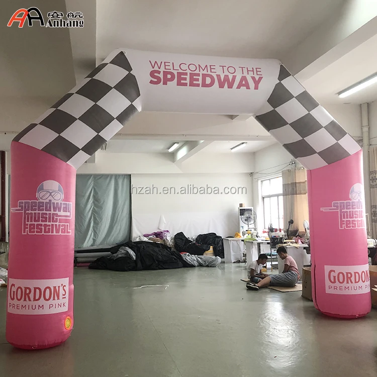 Inflatables Racing Arch Start Finish Line for Outdoor Sport Advertising ...