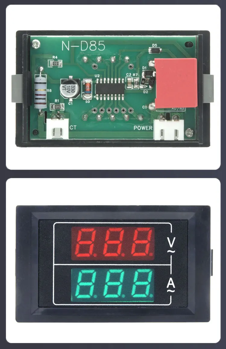 FATO D85 Digital Display Meter Panel - High Precision AC Voltmeter ...