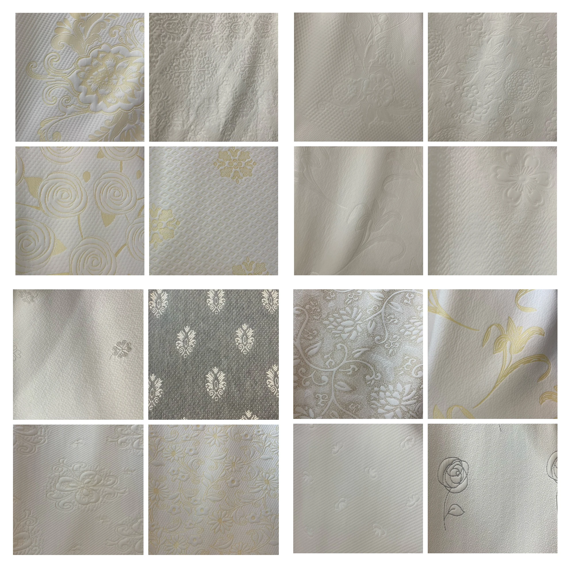 Polyester Ticking Fabric Knitted Fabric For Mattress Jacquard Mattress ...