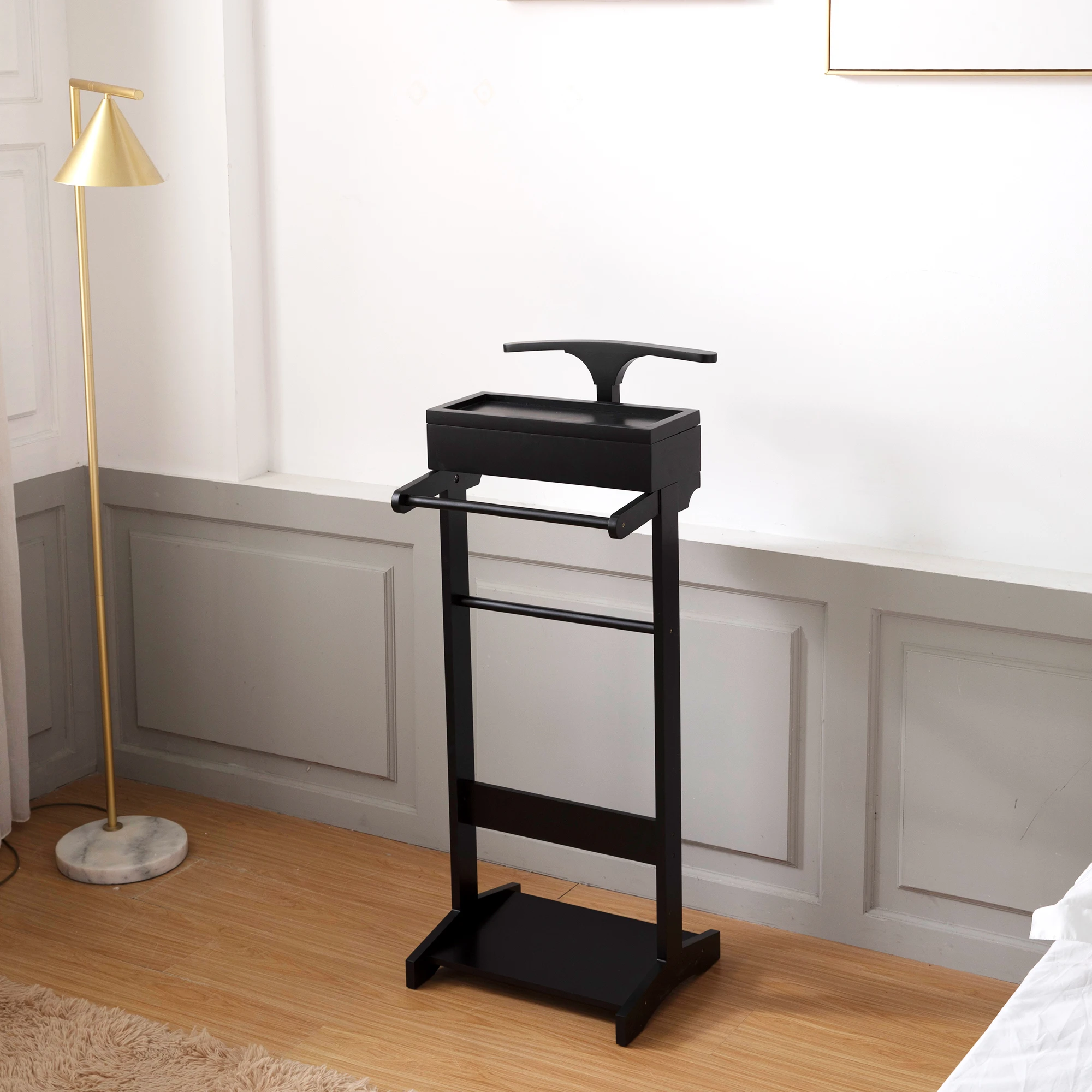 Wooden Organizer Furniture Valet Dressing Stand For Clothes - Buy ...