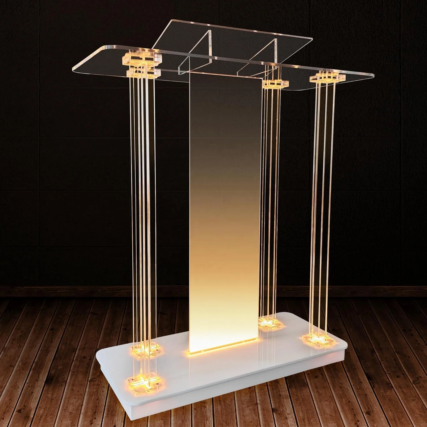 Alibaba.com: Church Pulpit with Wheels, LED Acrylic Design & Vertical ...