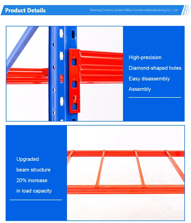 Warehouse Warehouse Large High Pallet Beam Multi-storey Storage Rack ...