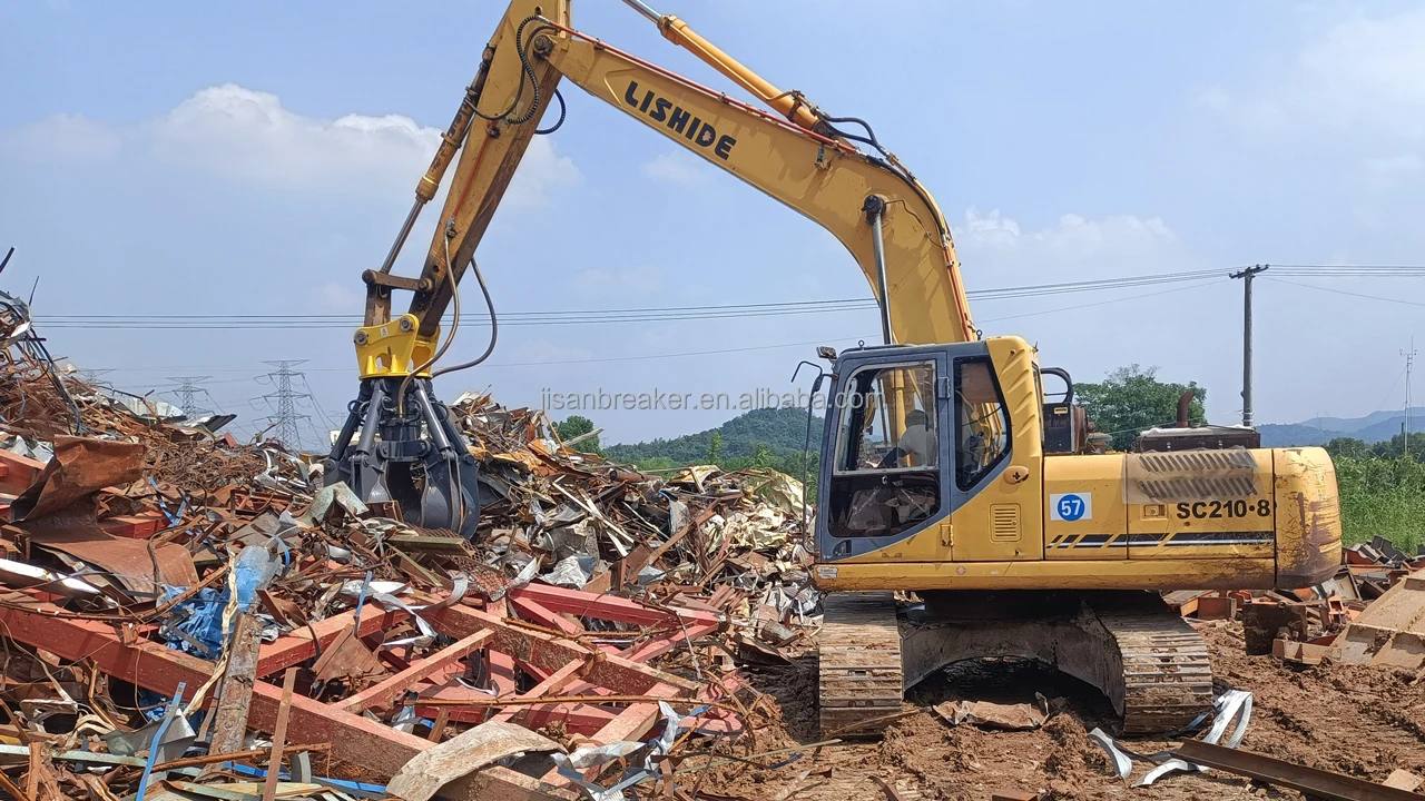 20ton 30ton Excavator Scrap Grab/ Grapple Mechanical /hydraulic ...