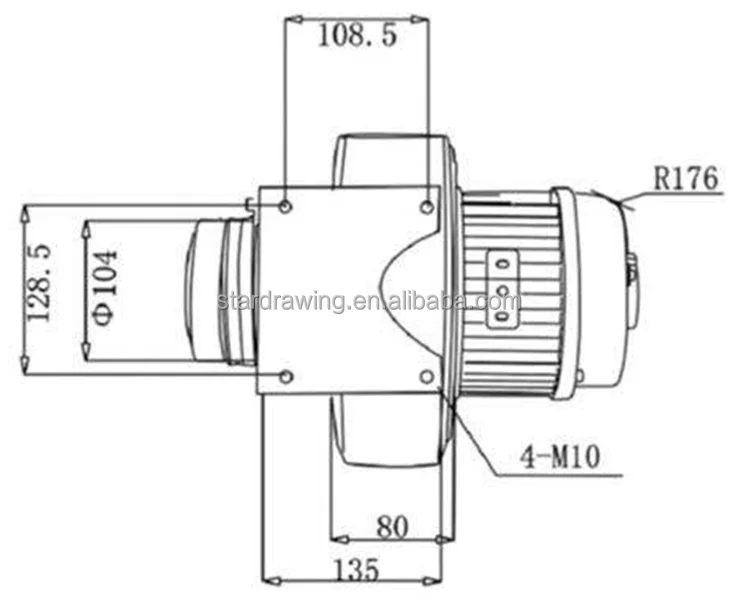 SS Motorized Casters AGV Drive Wheel – 1000 kg Load Capacity, 250x80 PU ...