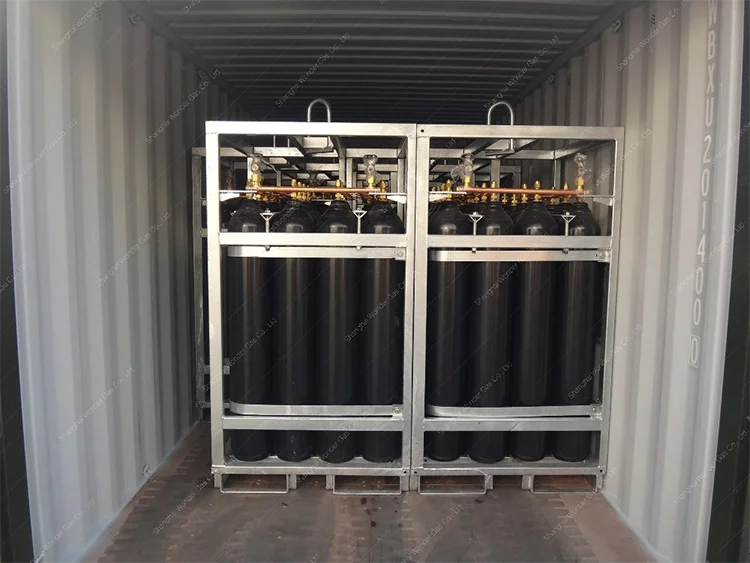 DNV Offshore Used Mobile Nitrogen Cylinder Rack - 16/18 Cylinders