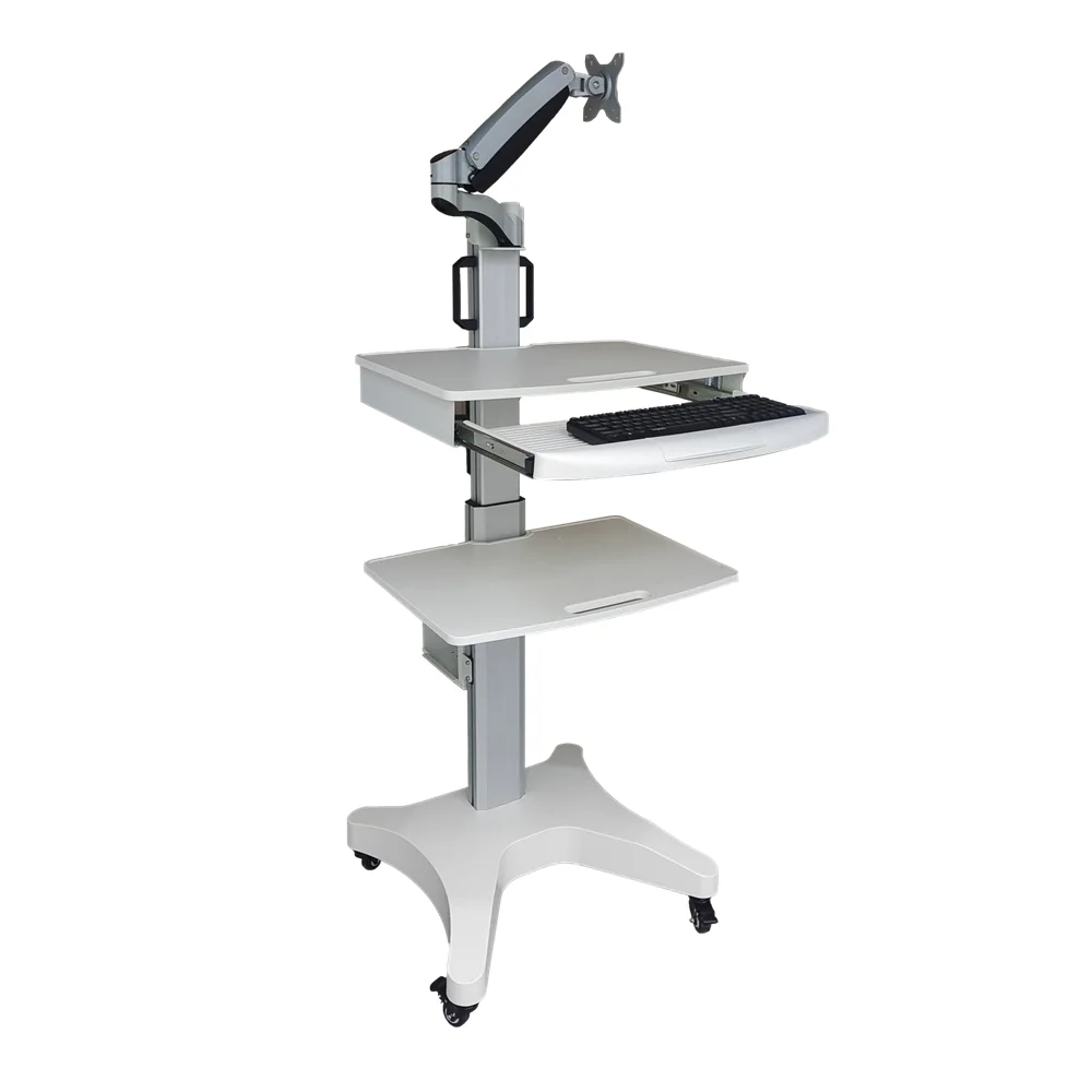 Mobile Medical Cart - Laptop and Computer Nurse Trolley