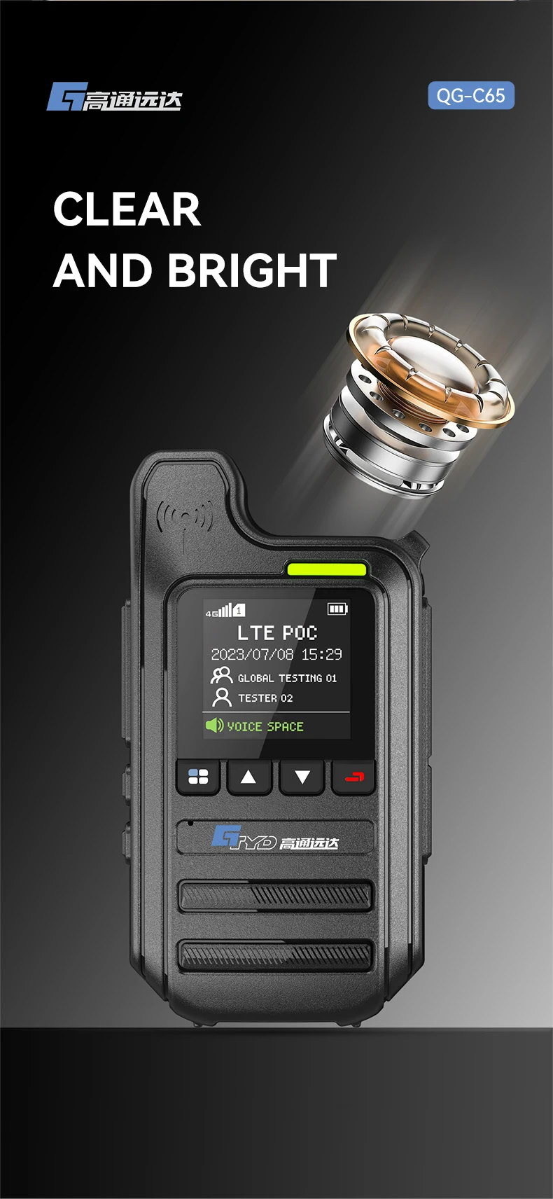 Newest 4G 5G Gps Sos Functions Poc Long Range 200km Two Way Radio With ...