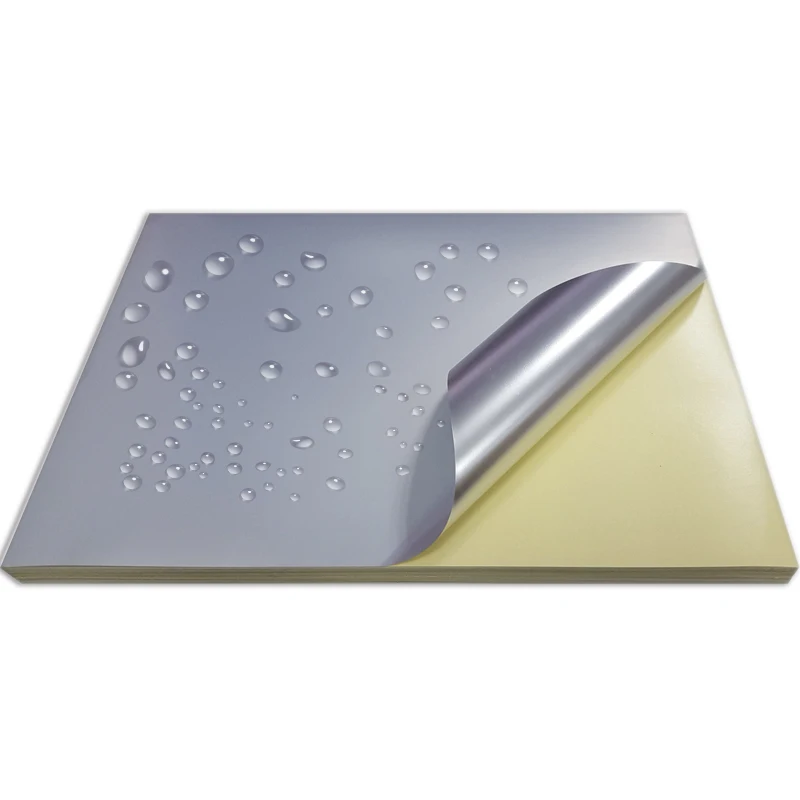 Printable White Waterproof Sticker PP Self Adhesive