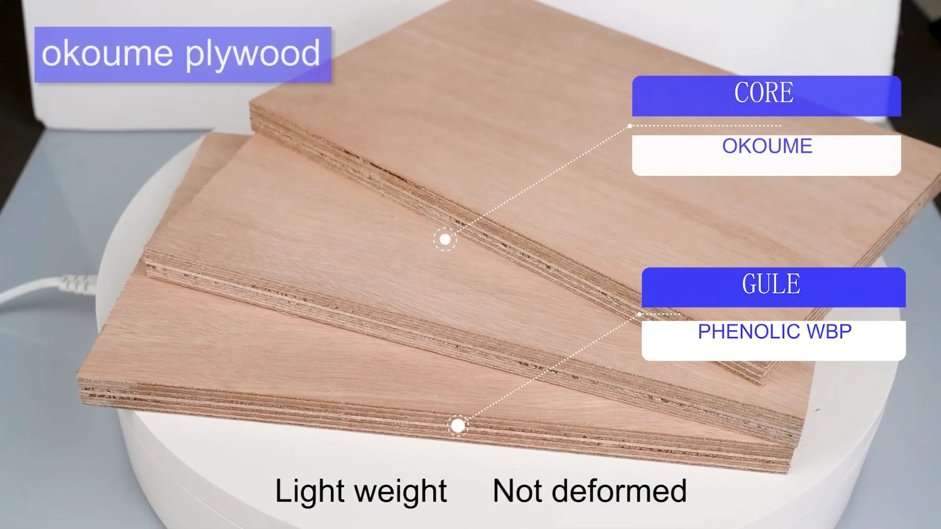 Bintangor Interior Door Skin Plywood / Triplay Okume 3mm 2.7mm Okoume ...