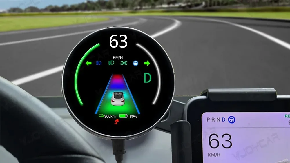 Vjoycar 2.5inch Dashboard Touch Screen Wireless Charging Front Screen ...