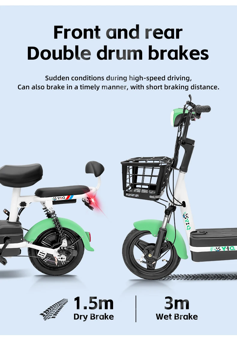 Fulong 48V12A Electric Bicycle Small Exquisite 3-Speed E Bike Low Price ...