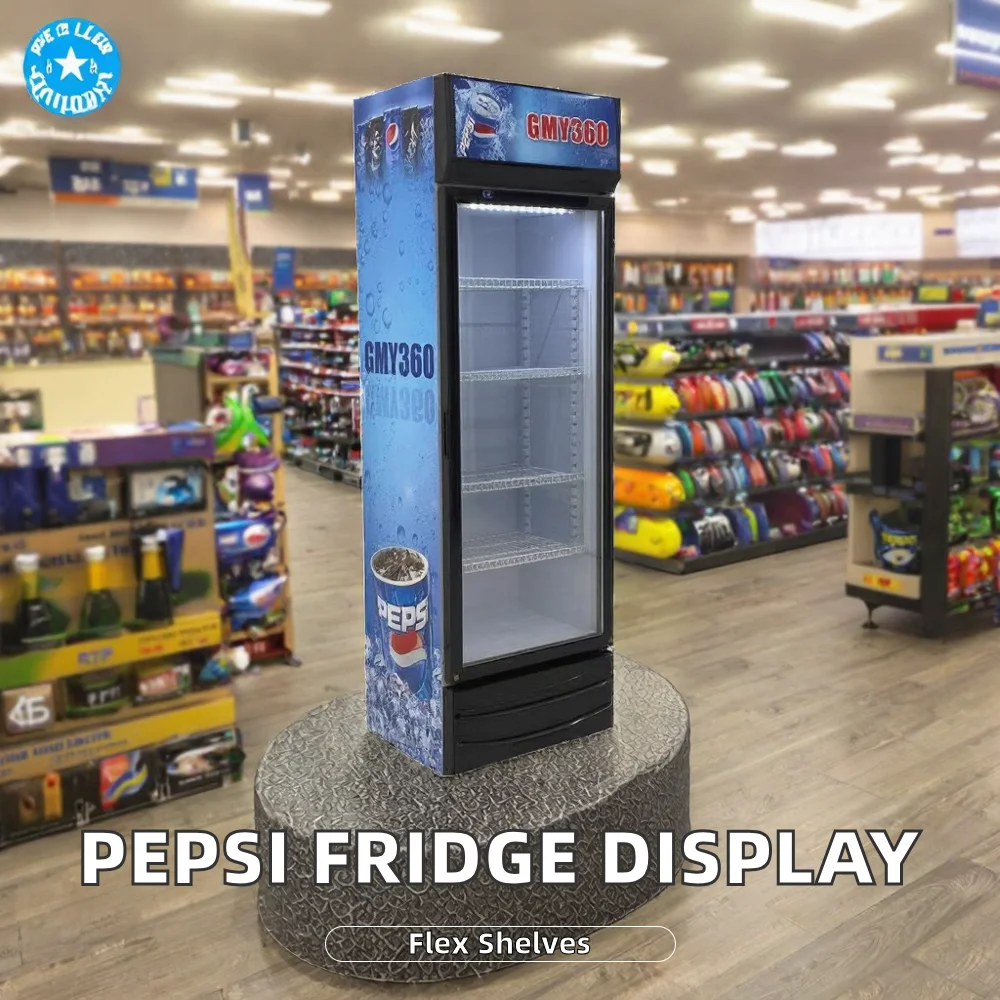 Single-temperature Pepsi Fridge - Direct Cooling Display Cooler