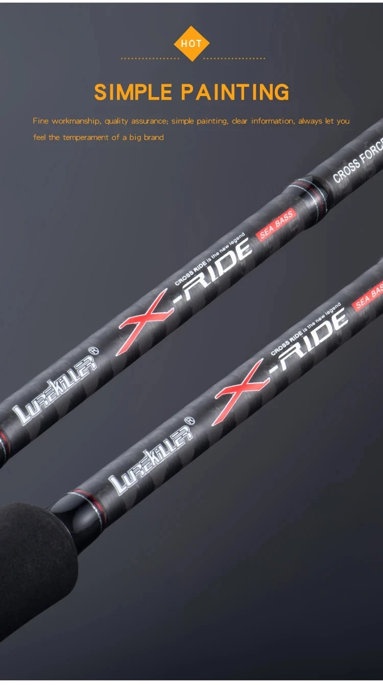 Lurekiller 3 Section Carbon MH Rod - High Quality Bass Fishing