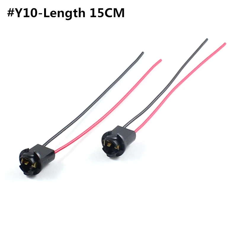 T10 501 LED Wedge Light Bulb Socket Holder - Rubber Base Adaptor