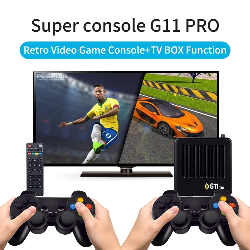 G11 PRO 256GB - Retro 60000+ Games Player with Wireless Controller