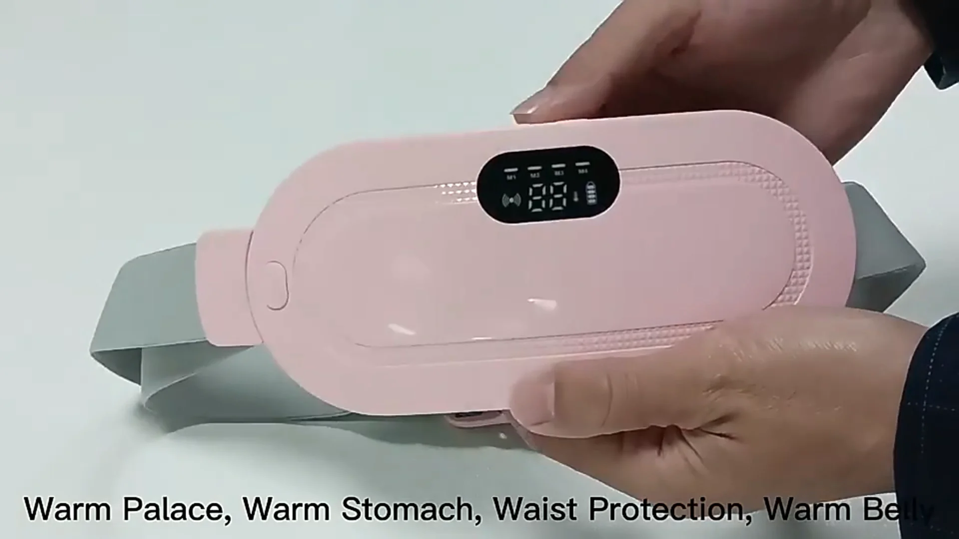 Rechargeable Hot Compress Abdominal Massager Lady Menstrual Heating Pad ...