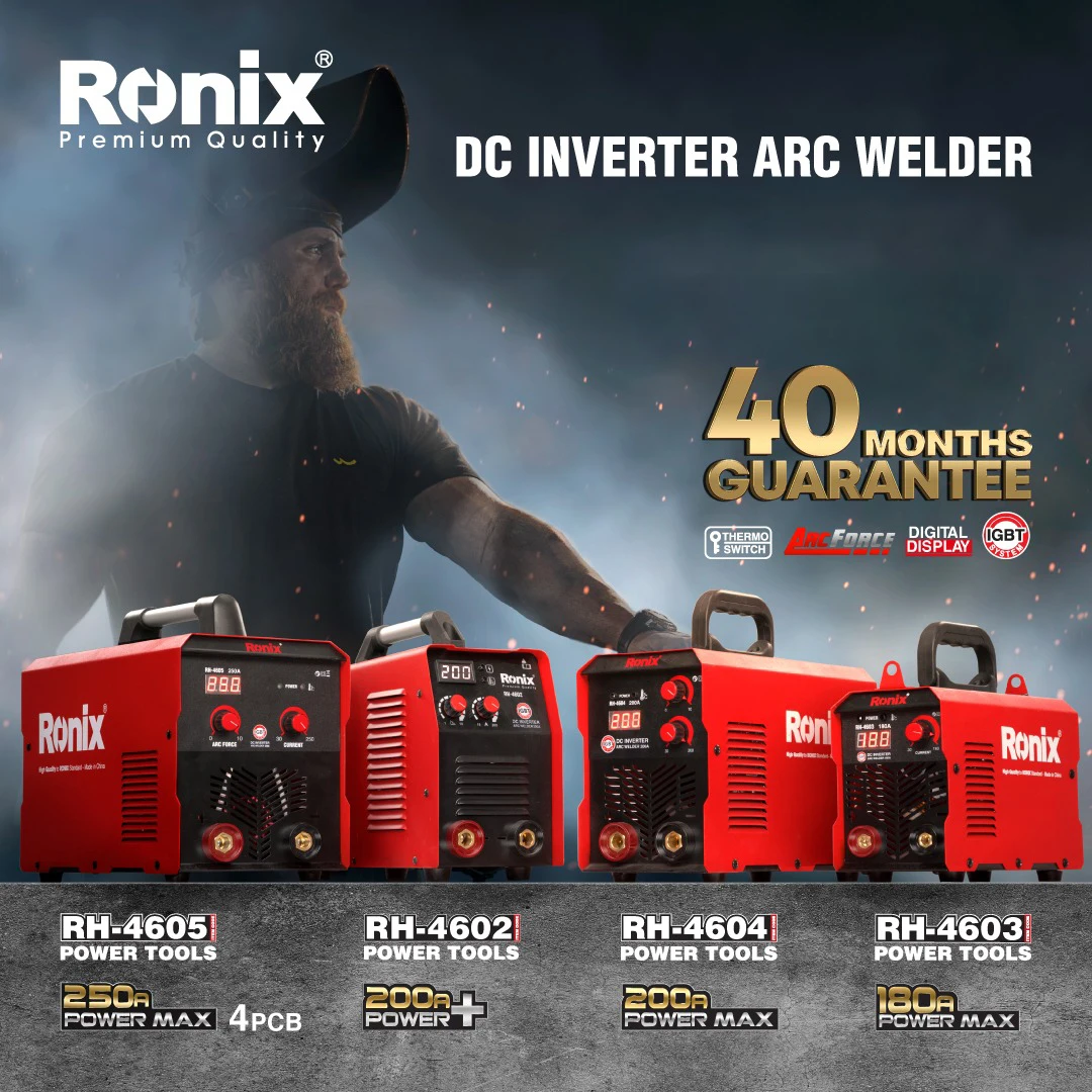 Ronix Rh-4604 Portable Electric Welder Dc Inverter Welder 65v Mini Inverter Arc Welder With Igbt ...
