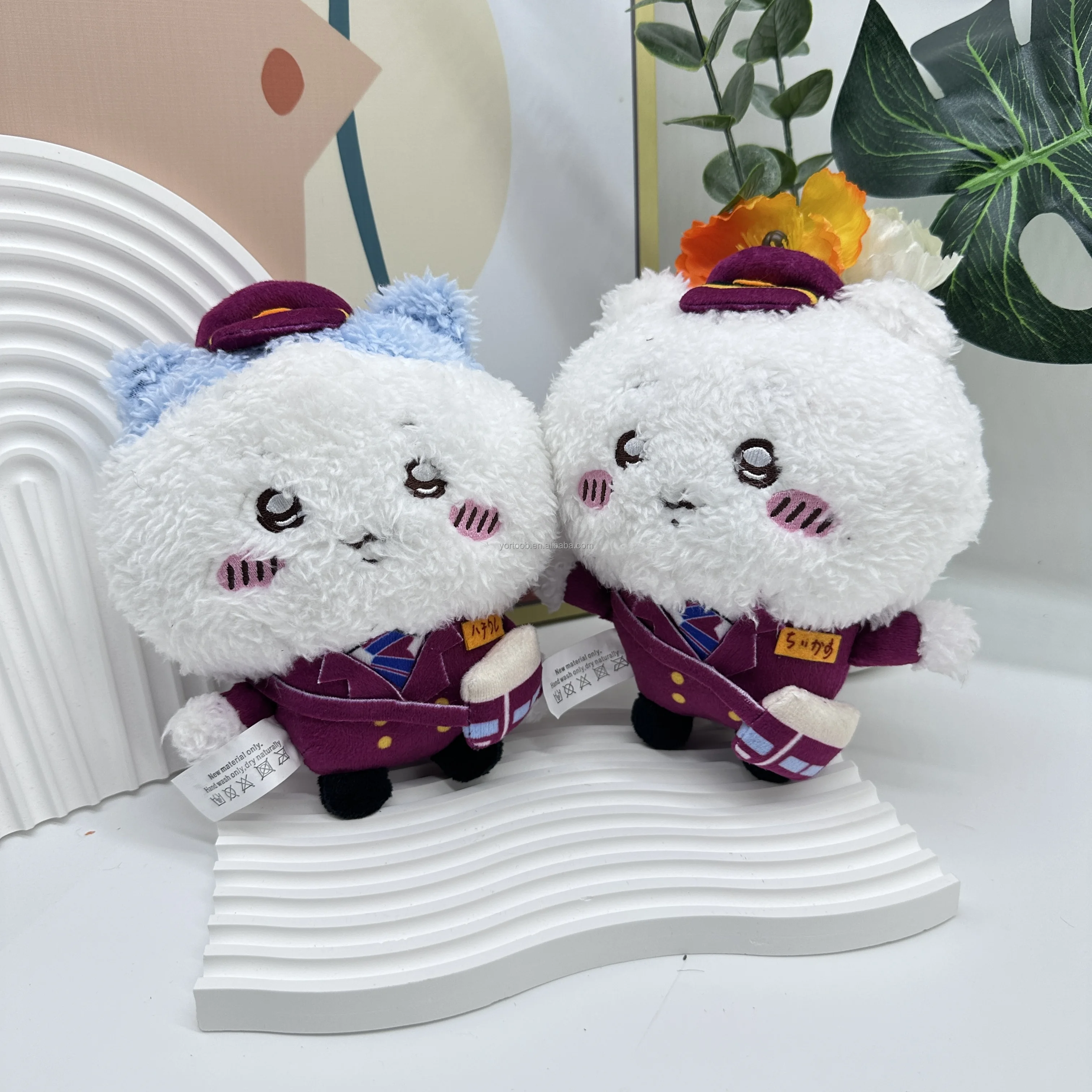 Custom Japanese Cartoon Uniform Chiikawa Figure Soft Stuffed Animal ...