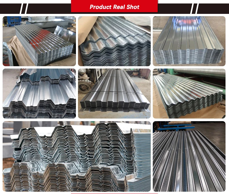 DX51D 24 Galvanized Roof Sheet Corrugated Gi Corrugated Sheet Zinc ...