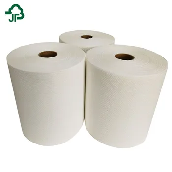 Wholesale White Virgin Wood Pulp Hand Roll Towel Paper Support Custom ...