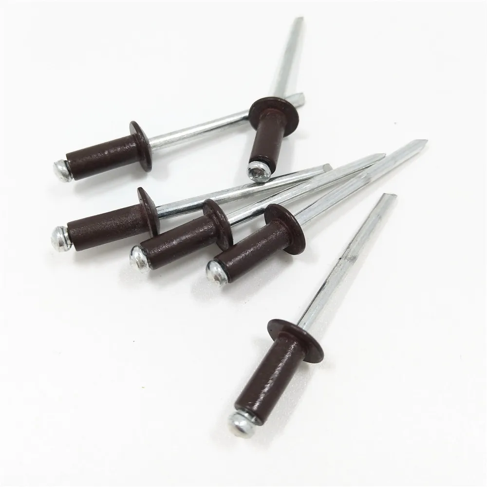RAL/PANTONE Color Blind Rivets AL5050 STEEL DIN7337 Dome Head Pop ...