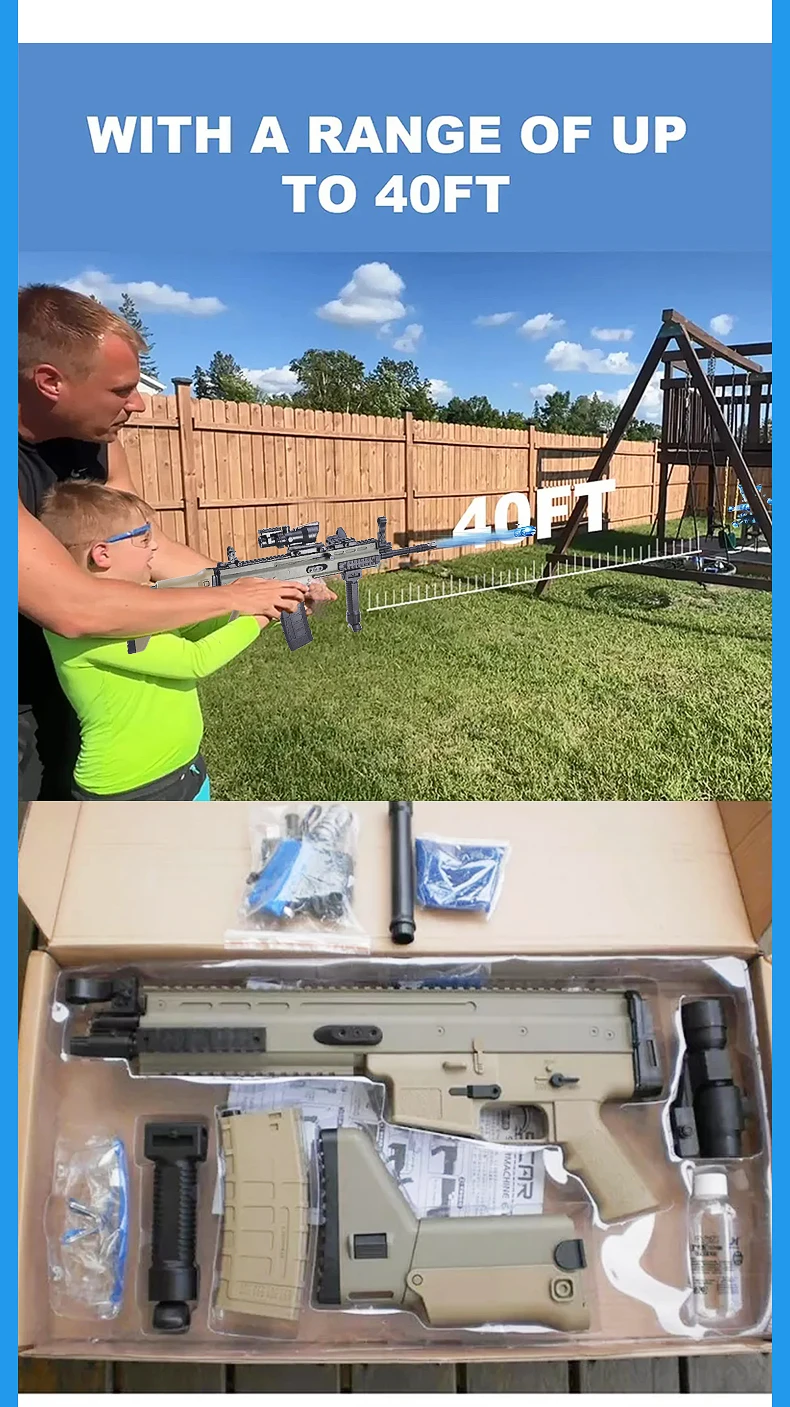 Pistolas Hidrogel Ak 47 Rainbow Toy Gun De Airsoft Real Metal Hookah ...