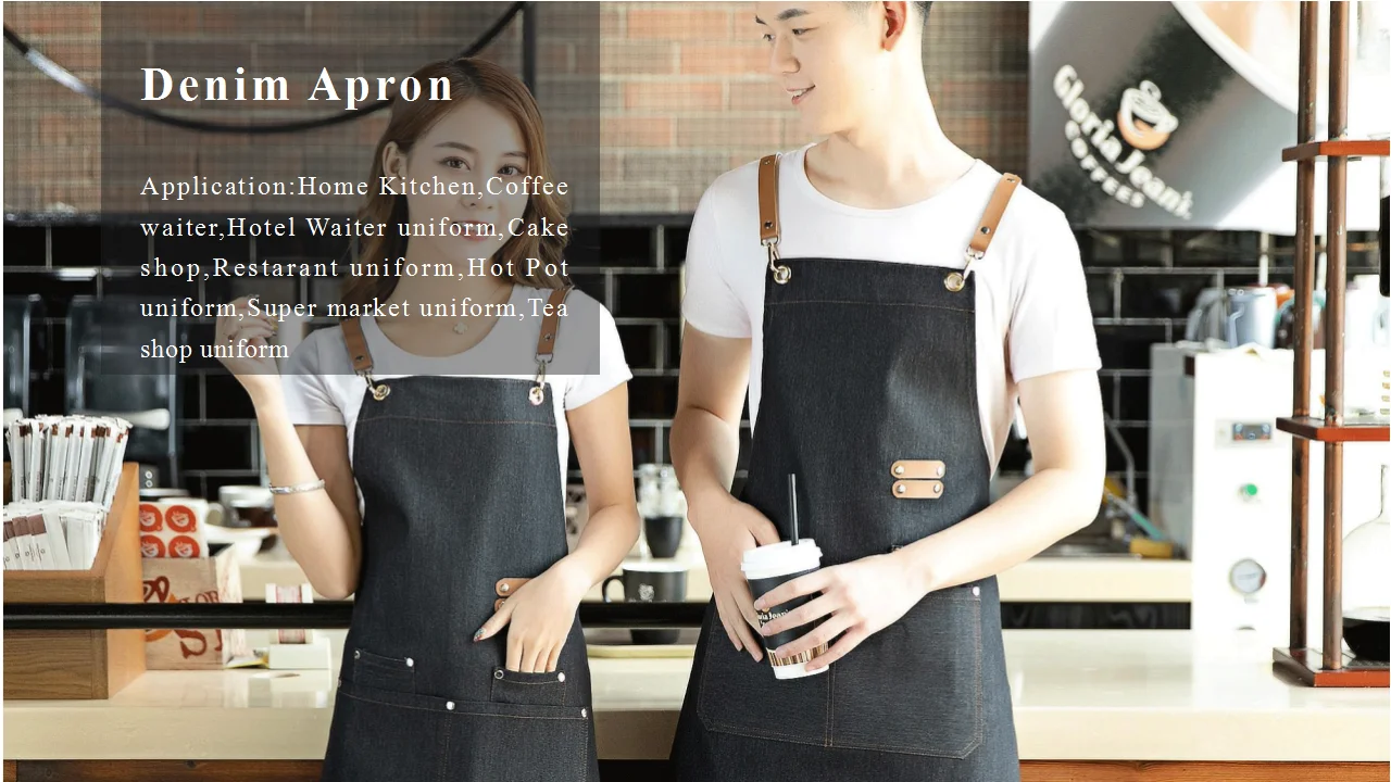 Custom Logo Colorful Aprons - OEM Chef Uniforms for Women