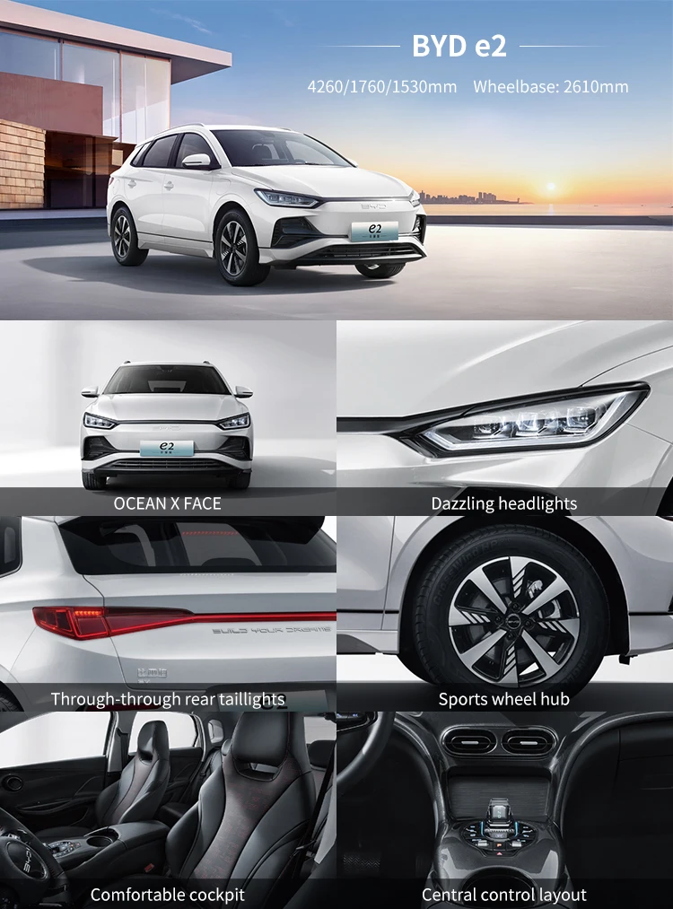 2025 2024 BYD E2 High Performance Sedan with a Range 405 KM Byd Ev Pure ...