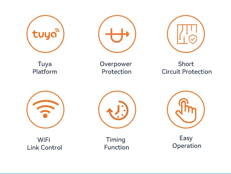 Etek 1p Tuya Smart Mcb Switch Wifi Circuit Breaker Ekr3 Series Tuya ...