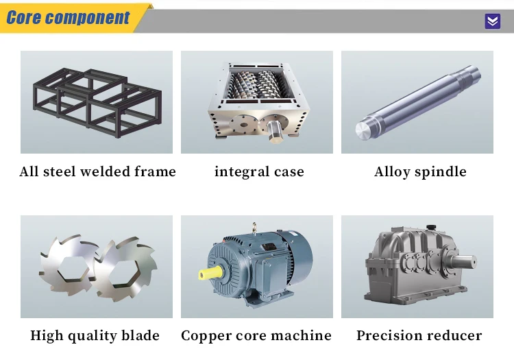 Chipper/foam/small Metal/tire Shredder Machine/plastic/cardboard/scrap ...