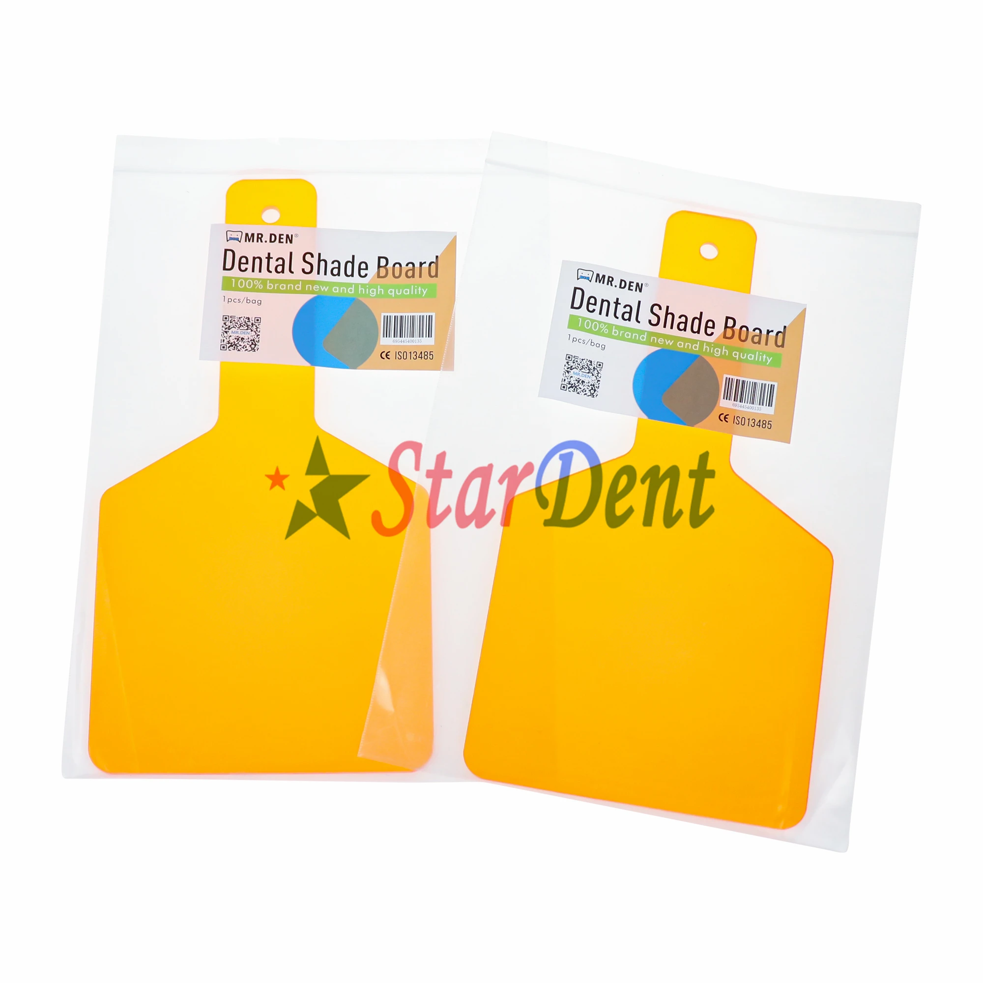 Acrylic Hand Shade Plate for Dental Curing Light Occlusion Dental ...